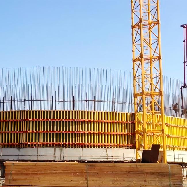 H20 Timber Beam formwork system in use on construction site