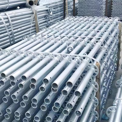 China Silver Heavy Duty Scaffold Q235 Modular Scaffolding System High Capacity for sale