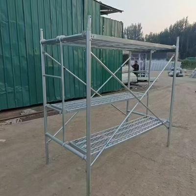 China Modular Frame Scaffolding System Customized Stable Scaffold For Commercial Building Facades for sale
