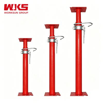 China Red Adjustable Steel Prop Customized Concrete Slab Prop 2200mm - 4000mm for sale