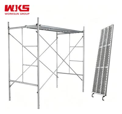 China Stable Frame Scaffolding System Modular Galvanised Steel Scaffolding Lightweight for sale