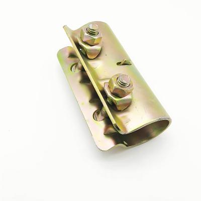 China Quick Connect Scaffolding Accessory Golden Scaffolding Sleeve Couplers Durable for sale