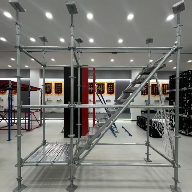 Professional Ringlock Scaffolding System in use on construction site