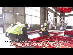powder coated aluminium column formwork customized adjustable column shuttering lightweight