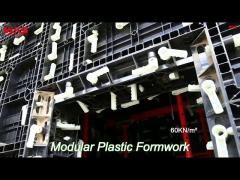 high impact modular plastic formwork custom sizes plastic formwork system durable