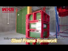 1200x2400mm steel frame formwork high strength steel formwork panel adjustable