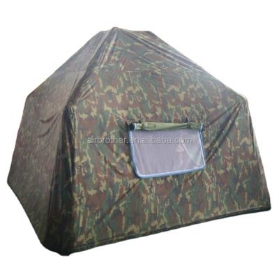 Cina Tube Type Tent Stake Inflatable Game Tent Easy Set Up Camouflage Safety Army Inflatable Tent For Kids in vendita