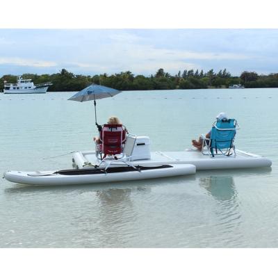 Cina boat & High Quality Private Inflatable Surfboard Docks PVC Floating Dock Small Inflatable Pontoon For Sale in vendita