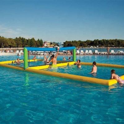 Quality Indoor or Outdoor Water Volleyball Playing Commercial Grade Outdoor Beach Games Inflatable Water Volleyball Courtfor sale