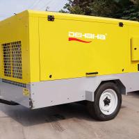 China 4 Wheel Portable Diesel Engine Driven Air Compressor 20 m3/min 0.8 Mpa for Mining for sale