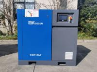China 50HP 8bar Rotary Screw Air Compressor 37kW PM Motor IP65 Oil Cooling Direct Drive for sale