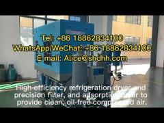 16 Bar Combined Screw Air Compressor 22 KW 30HP With Air Dryer and Tank