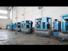 PM VSD Screw Type Compressor Rotorcomp All In One Air Compressor With Air Tank