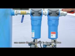 Skid-mounted integrated air compressor