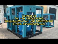 Compressore d'aria industriale a bassa pressione da 37kW 50hp Compressore d'aria elettrico a vite da 3 Bar