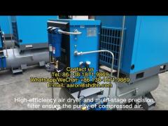 16bar 8bar tutto in un compressore a vite rotatorio per la taglierina 15Kw 20HP del laser