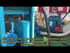 100hp Industrial Rotary Screw Type Air Compressor Variable Speed