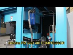 Compressore a vite di velocità variabile di VSD PM 37kw compressore d‘aria rotatorio della vite da 50 cavalli vapore