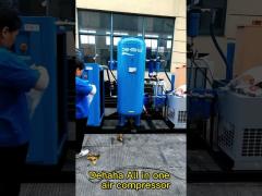 Industrial Combined Rotary Screw Compressor 20Hp For Laser Cutting