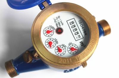 China Rotary type multi jet water meter for sale