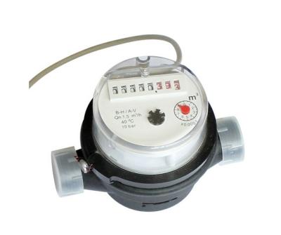 China Single Jet Dry Type Plastic Body Water Meter with pulse output for sale