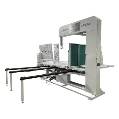China Manual Vertical PU Foam Cutting Machine 1200mm Height Fast Speed for sale