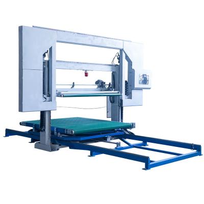 China Revolving Blade Upright CNC Sponge Cutting Machine For Flexible Sponge for sale