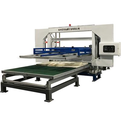 China Revolving Blade Upright CNC Sponge Cutting Machine For Flexible Sponge for sale