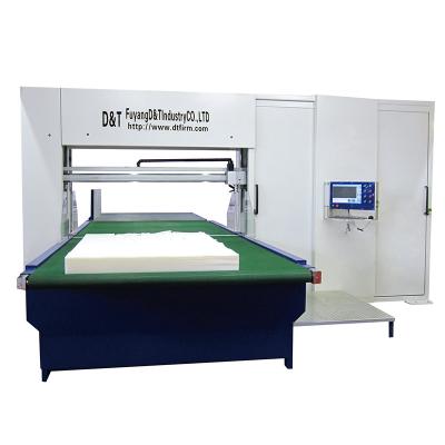 China Revolving Blade Upright CNC Sponge Cutting Machine For Flexible Sponge for sale