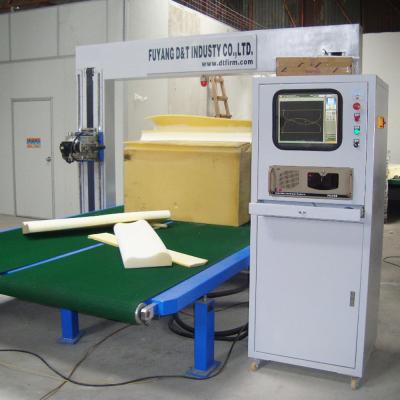 China Dual Blade CNC Contour Cutting Machine Vibration Knife Oscillating PU Foam Sponge for sale