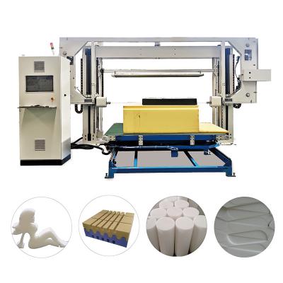 Máquina de corte de esponja para cortar espuma flexible de PU con hoja de alta velocidad y sin polvo