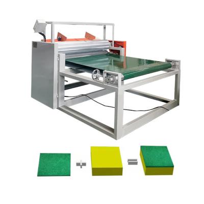 China Abrasive Green Scouring Pad Kitchen Sponge Laminating Machine Manual for sale