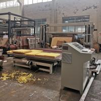 China High Precision CNC Horizontal Sponge Cutting Machine With Oscillating Blade For Polyurethane Foam for sale