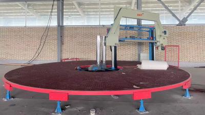 China Polyurethane Foam Sponge Carousel Splitting Foam Cutting Machine for sale