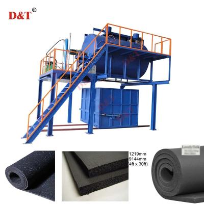 China Automatic Foam Re-Bonding Machine with Steam Pneumatic Cleaning Bonded Foam Molding Equipment for sale