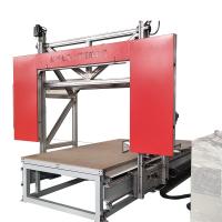 China Easy Control CNC Rock Wool / PU Foam Cutting Machine For 2D Complex Shape for sale