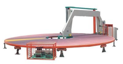China Horizontal Circular Foam Cutting Machine Digital Control for sale
