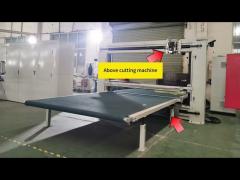 Automatic Dual Blade Horizontal And Vertical PU Foam Sponge CNC Cutting Machine