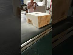 DTC-FK2012 CNC Pu Foam Sponge Cutting Machine Horizontal And Vertical Blade