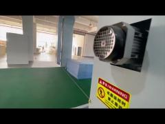 Automatic Polyurethane Foam Cutter For Sponge Sheet High Speed Horizontal Foam Cutting Machine