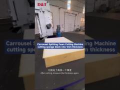 Schuimblokken snijmachine spons carrousel snijmachine horizontale carrousel splitsing machine