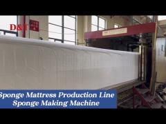 Linha de produção de espuma horizontal para fabricação de esponja