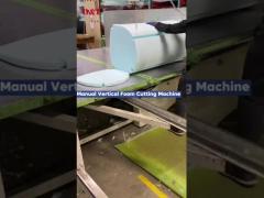 Full Automatic Vertical Cutting Machine For EVA Pearl Cotton / Foam Sheet