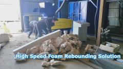 High Speed PU Foam Rebounding Machine Industrial Solution