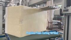 D & T Loop Knife PU Foam Cutting Machine Horizontal Revolving Contour Cutter