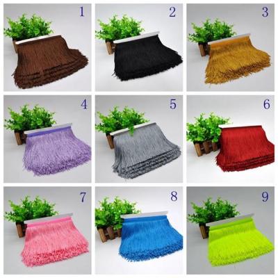 China Hot selling thickness cheap bullion fringe tassel trimming for dancing dress decoration for sale