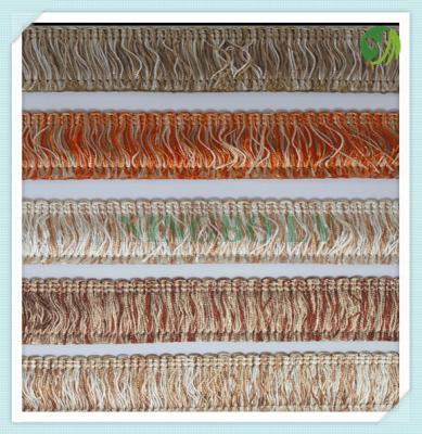 China Fluorescent colorful high quality decorative gimp fringe for garment curtain decoration for sale