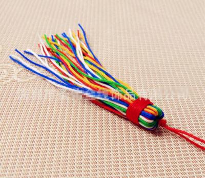 China Multicolored beautiful shiny silk tassels trimming fringe for home textiles decoration for sale