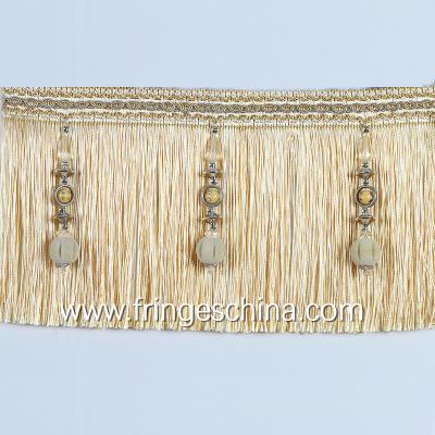 China Latest decorative OEM custom design tassel fringe for curtain cushion trimmings for sale