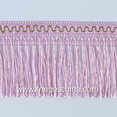 China Latest decorative OEM custom design tassel fringe for curtain cushion trimmings for sale